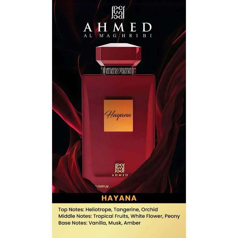 Jual Hayana By Ahmed al maghribi edp 100ml original | Shopee Indonesia