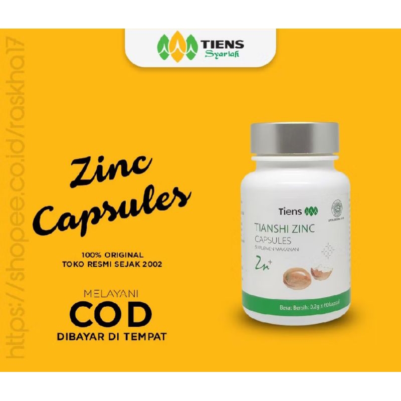 Jual [Nutrisi Anak] Tianshi Zinc Capsules Original -Dilengkapi Bubuk ...