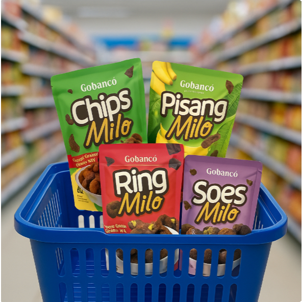 Jual Promo Paket Hampers Gobanco Camilan Cokelat Kekinian - Snack Cemilan Coklat isi 4 Varian ...