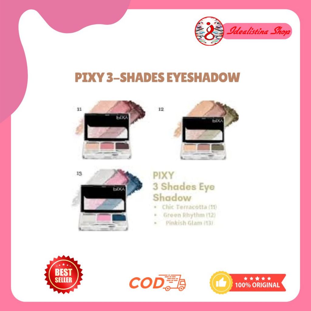Jual PIXY 3-SHADES EYESHADOW | Shopee Indonesia