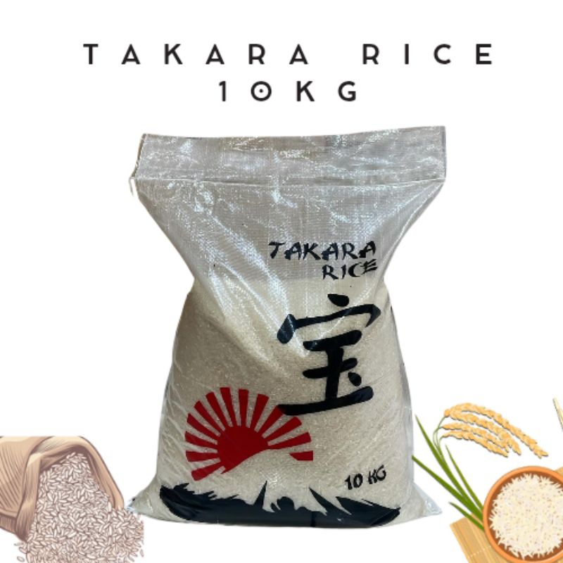 Jual TAKARA RICE 10 KG / BERAS JAPONICA / BERAS TARABAS / BERAS SUSHI ...