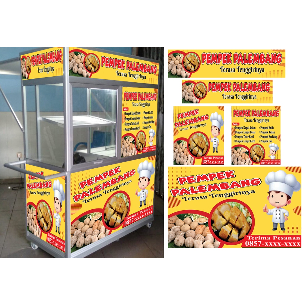 Jual Stiker Gerobak / Booth / Jualan Pempek Palembang | Shopee Indonesia