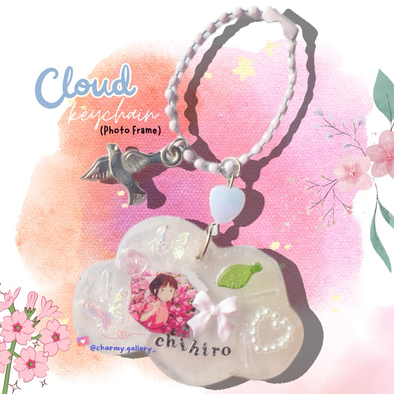 Jual Cloud Keychain - Charmy Gallery, custom foto keychain, keychain ...