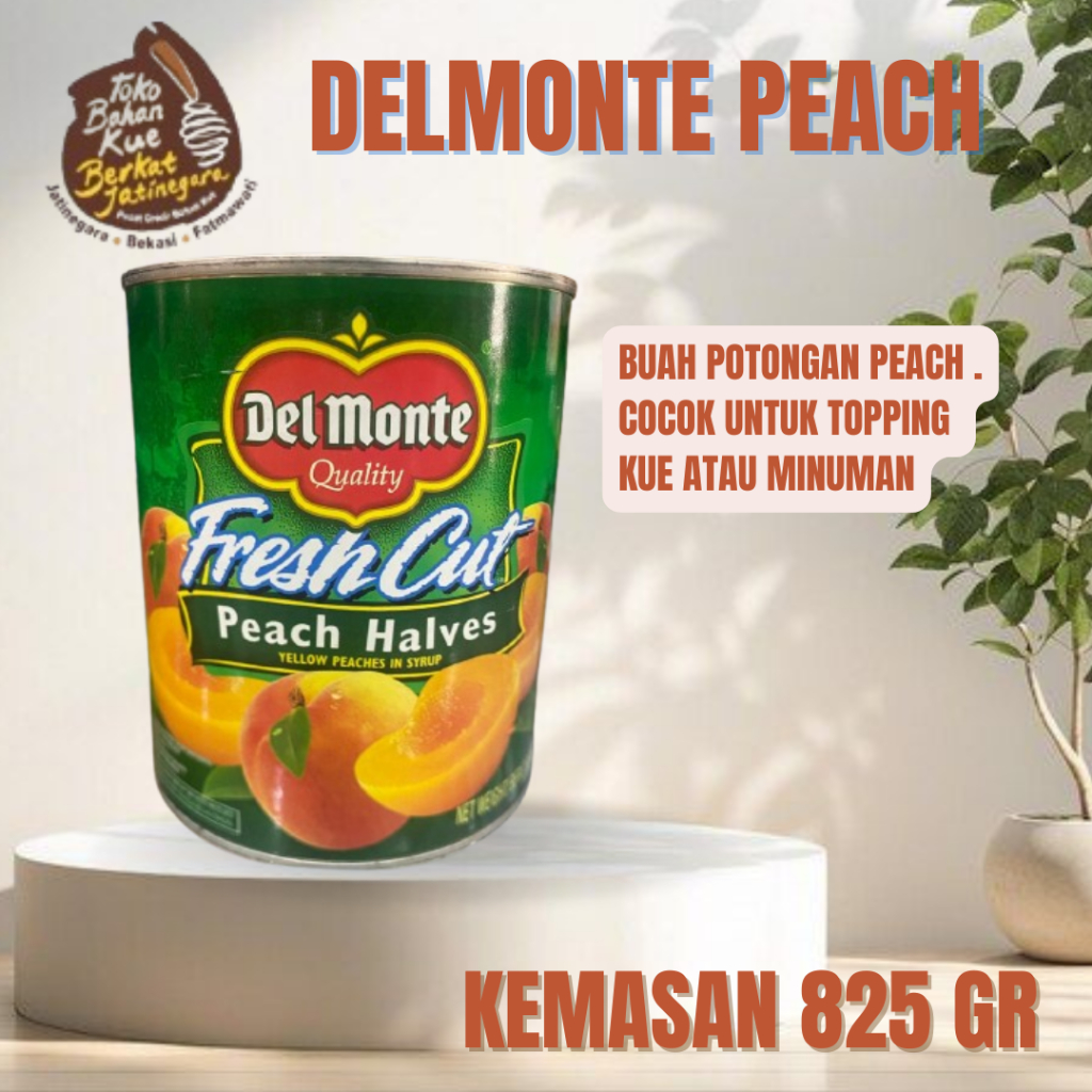 Jual QH DELMONTE PEACH HALVES KEMASAN 825GR / BUAH KALENG | Shopee ...
