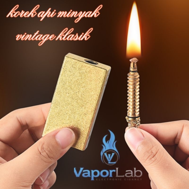 Jual mancis korek api minyak klasik vintage brass perunggu asli ...