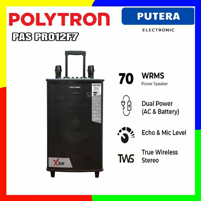 Jual POLYTRON PAS PRO12F7 Professional Speaker Portable PASPRO12F7 ...