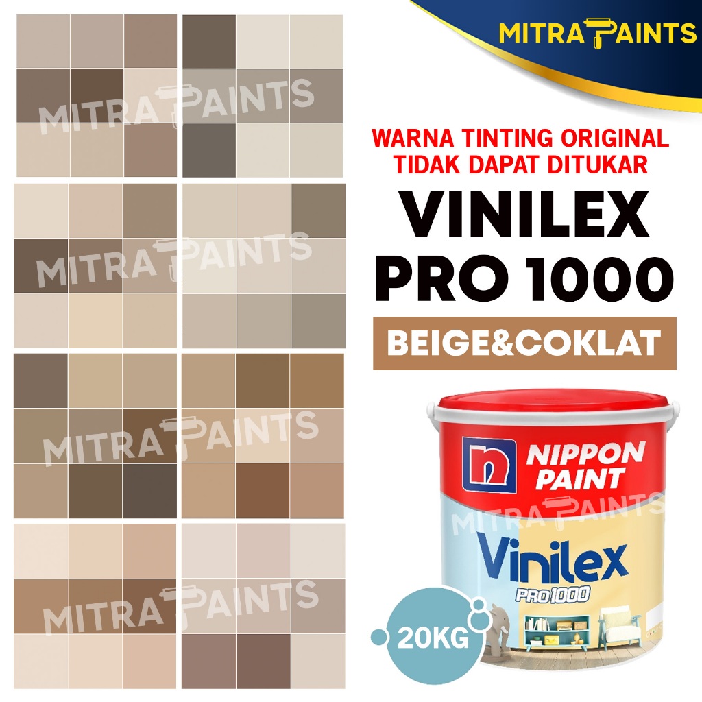 Jual Promo Nippon Paint Vinilex Pro 20 Kg Pail / Interior / Beige ...