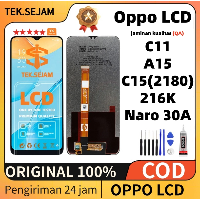 Jual LCD Realme C11/ C12/C15/ A15 A15S A16K Fullset Touchscreen / Narzo 20 / 30A ORI Touch ...