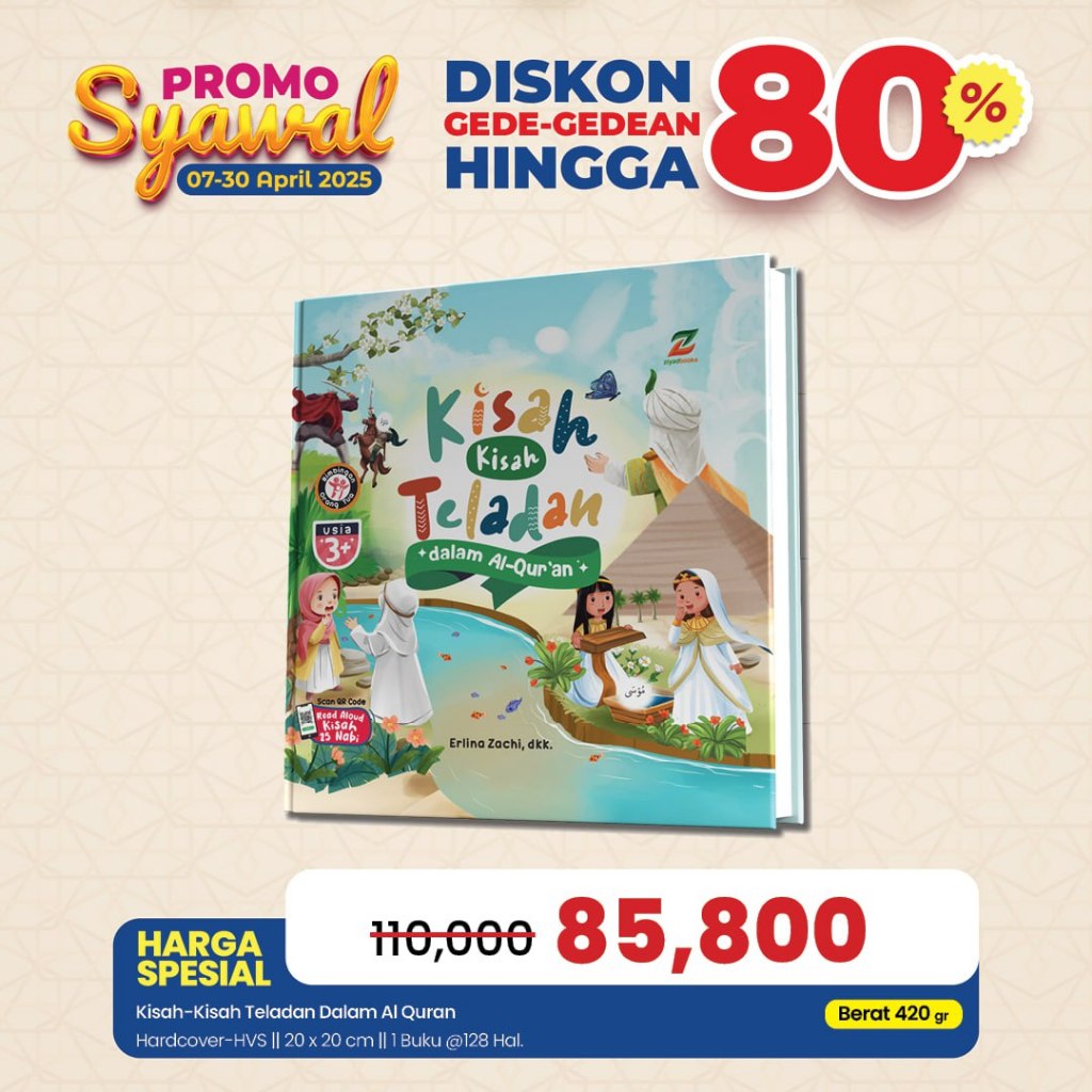 Jual [PE] KISAH-KISAH TELADAN DALAM AL-QURAN (Untuk usia 3th+) | Shopee Indonesia