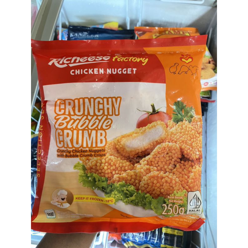 Jual Richeese Crunchy Bubble Crumb Nugget 250 gr | Shopee Indonesia