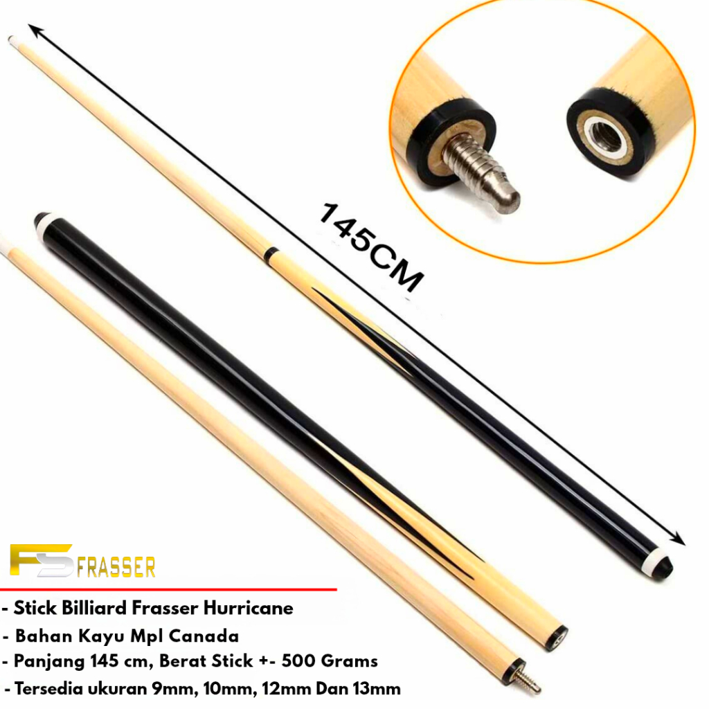 Jual Frasser Stik Biliar Stick Billiard Patah Dua Billiard Pool Cue Big ...