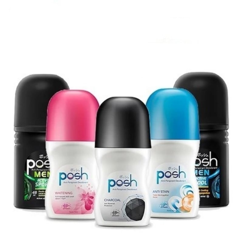 Jual Posh Deodorant Roll On Women/Men 50ml | Shopee Indonesia