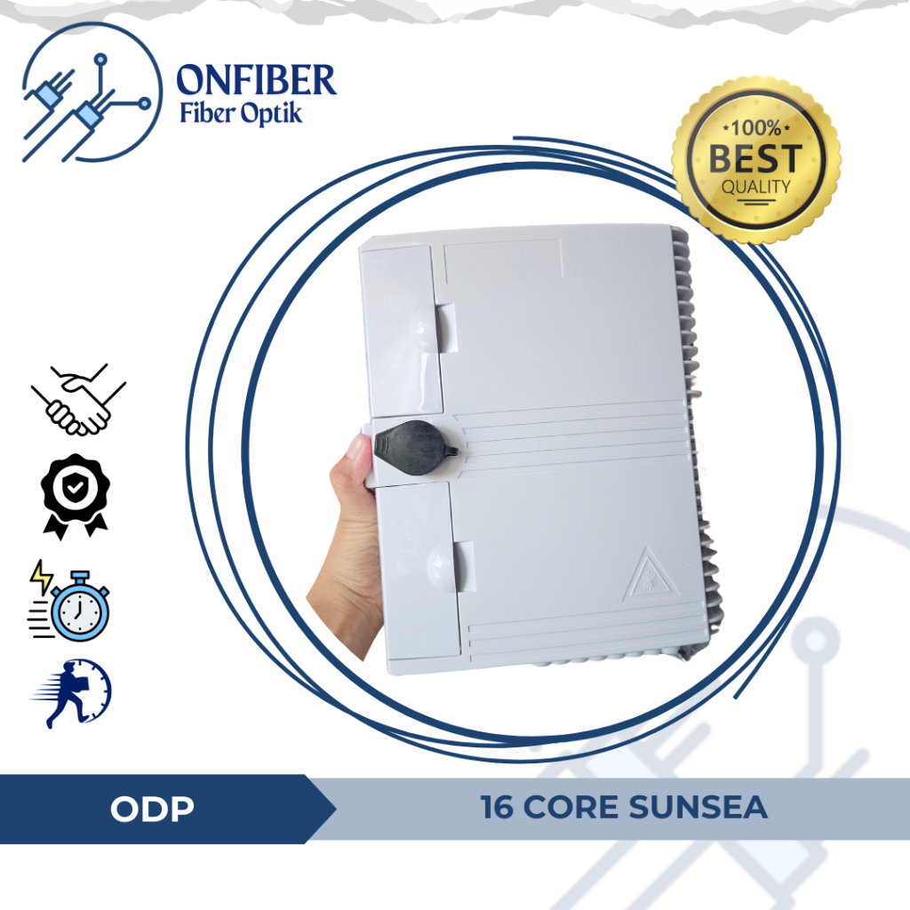 Jual Odp 16 Core Lengkap Splitter 1:16 SC UPC Double Lock | Odp Tiang ...
