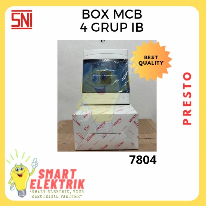 Jual PRESTO - Box MCB 4 Grup IB Bisa Buat 2 MCB 3 MCB 4 MCB 2 Grup ...