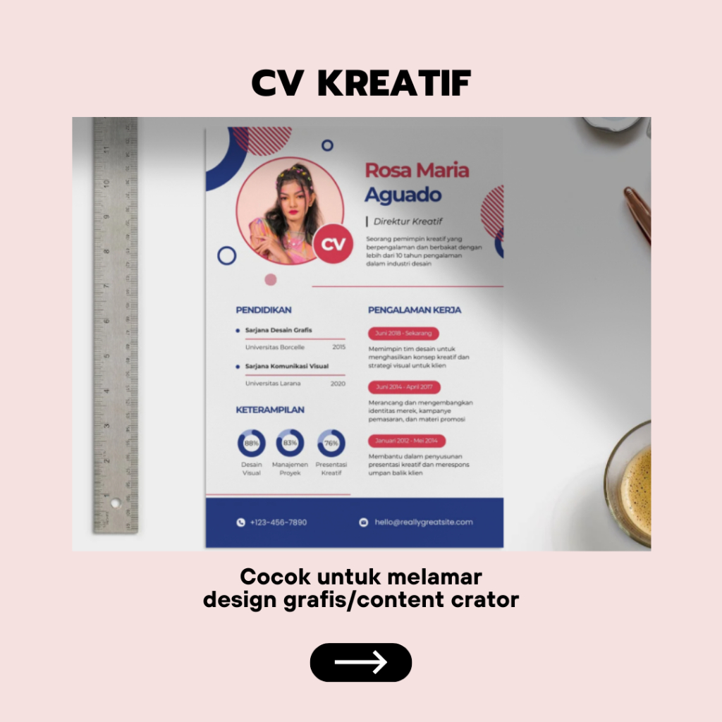 Jual Jasa Bikin CV ATS Resume Lamaran Kerja Format A4 – Curiculum Vitae ...