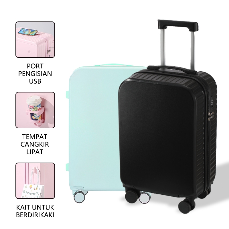 Jual Koper Ringan 003 Travel Home Kabin 18/20 inch Bagasi 22/24 Inch ...