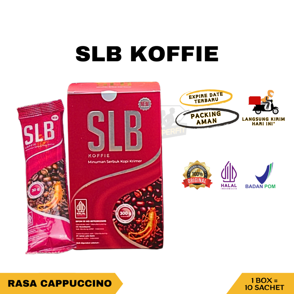 Jual KOPI SLB KOFFIE SLB MAN 1 Box isi 10 Sachet Minuman Ginseng BPOM HALAL | Shopee Indonesia