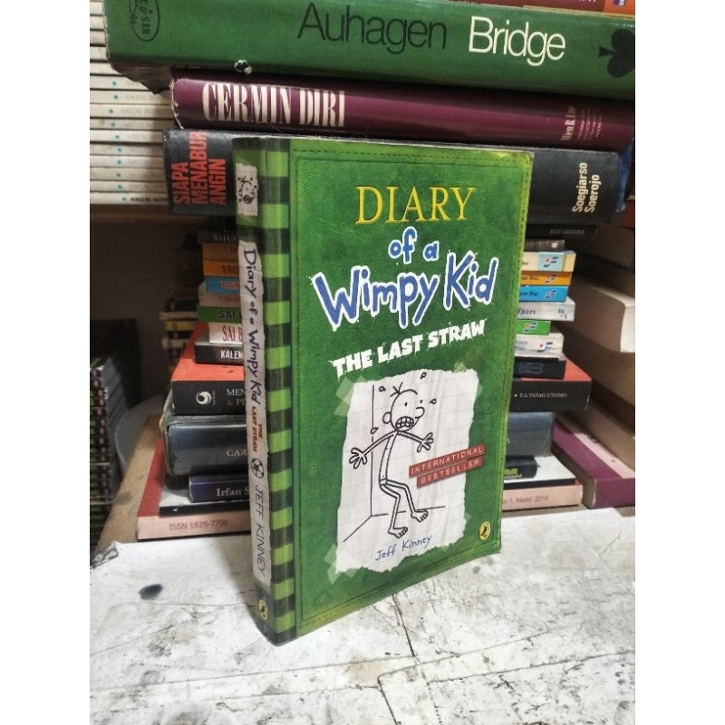 Jual Novel Import DIARY OF A WIMPY KID The Last Straw By Jeff Kinney ...