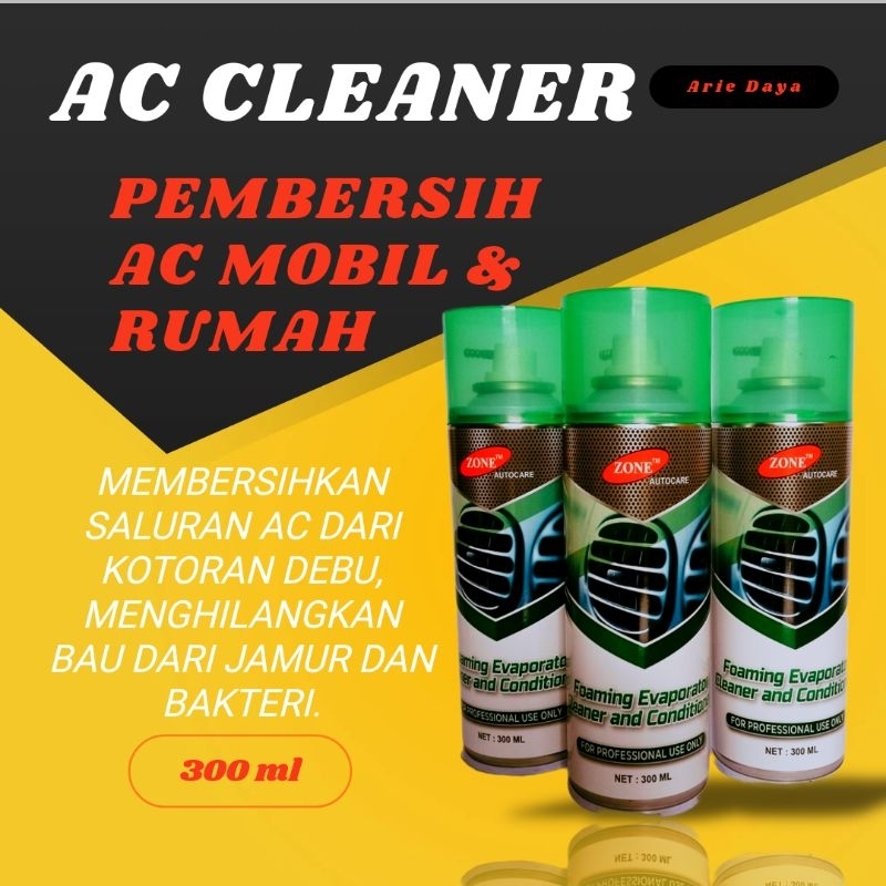 Jual AC Cleaner Foam 300ml Pembersih Evaporator Kisi Kisi dan Blower AC ...