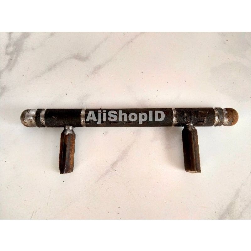 Jual Handle pintu handle pagar besi handle bubut 18cm | Shopee Indonesia