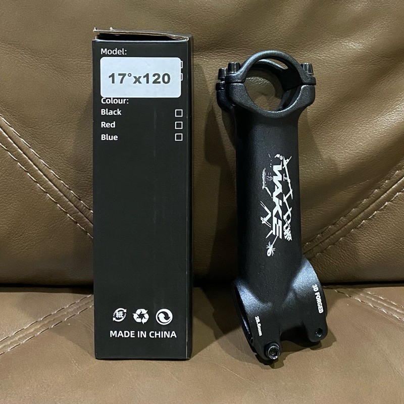Jual Stem Sepeda WAKE 17 Derajat 120mm Diameter 31.8 Oversize Warna ...