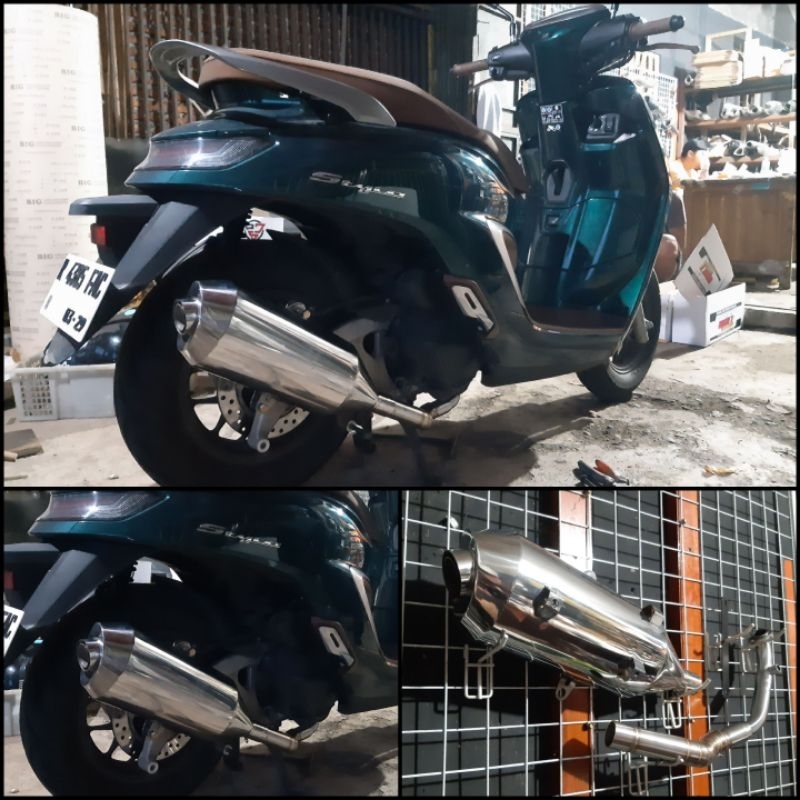 Jual Knalpot Standart racing for honda stylo | Shopee Indonesia