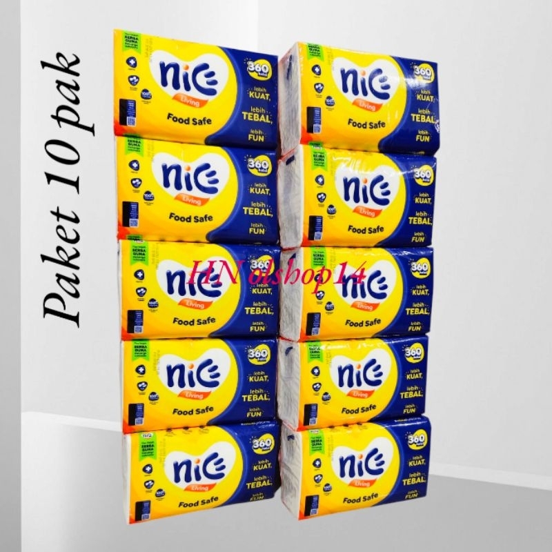 Jual tisu nice/tisu paket 10 pack/tisu murah promo/tisu promo/tissue ...