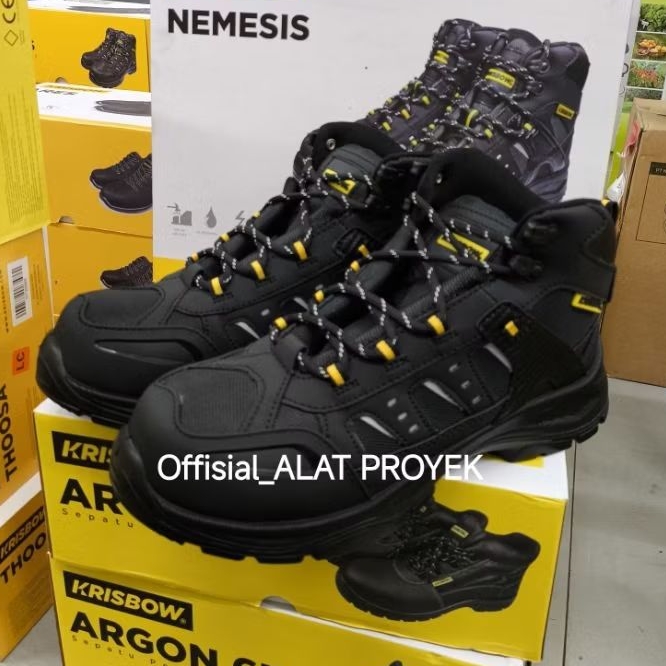 Jual Sepatu Safety Krisbow NEMESIS || Safety Shoes Krisbow NEMESIS ...