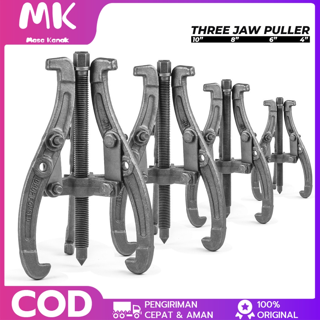 Jual Alat Melepas Bearing Traker Three Jaw Puller Ukuran 4/6/8/10 Inch ...
