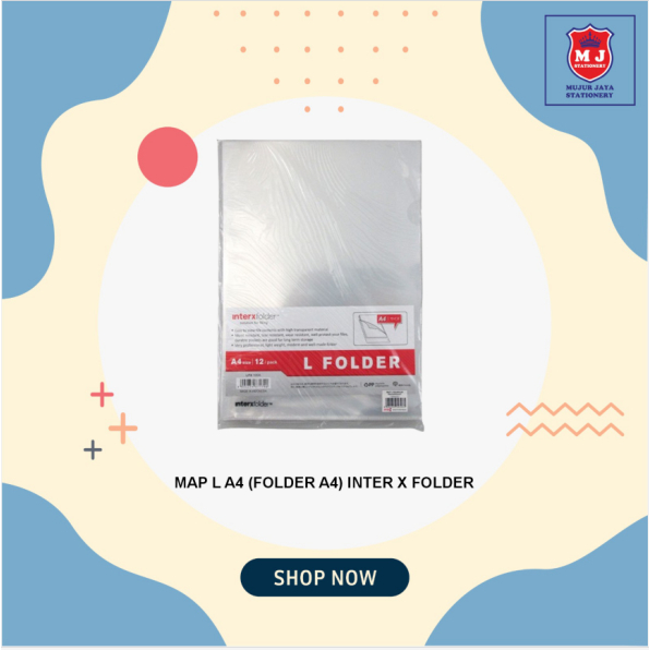 Jual INTERX MAP L A4 (L FOLDER A4) LFX100A | Shopee Indonesia