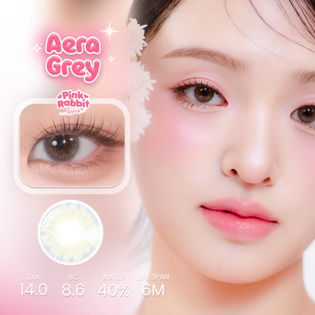 Jual PINKRABBIT SOFTLENS AERA GREY - Normal, Minus 0.5 S/D 10.00 (1PCS ...