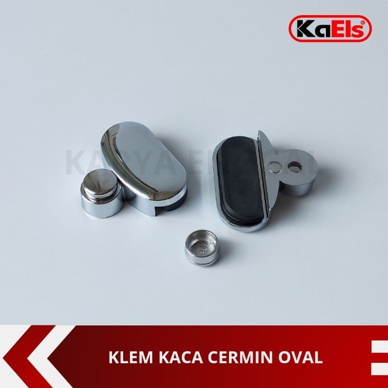Jual Klem Jepit Kaca Cermin / Gantungan Kaca / Tutup Sekrup / Glass ...