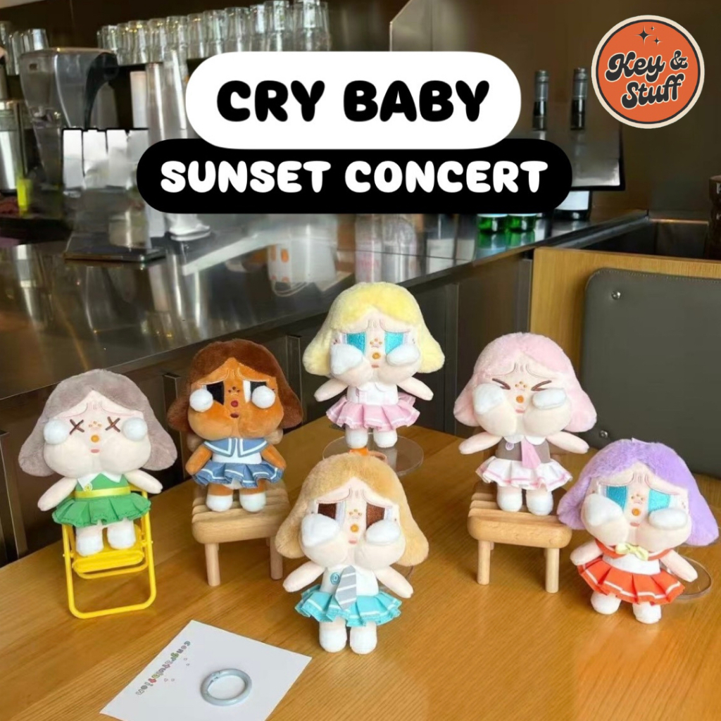 Jual Gantungan Kunci Boneka Crybaby Sunset Concert Crying Again Cry ...