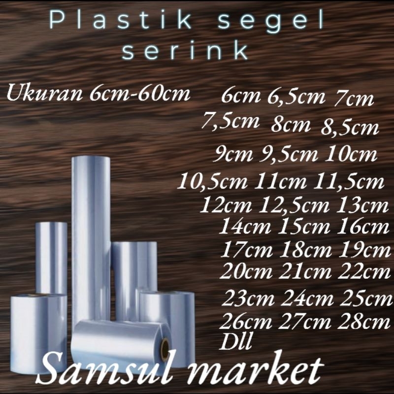Jual Plastik Segel Berat 250 gram Ukuran 6cm - 60cm | Shopee Indonesia