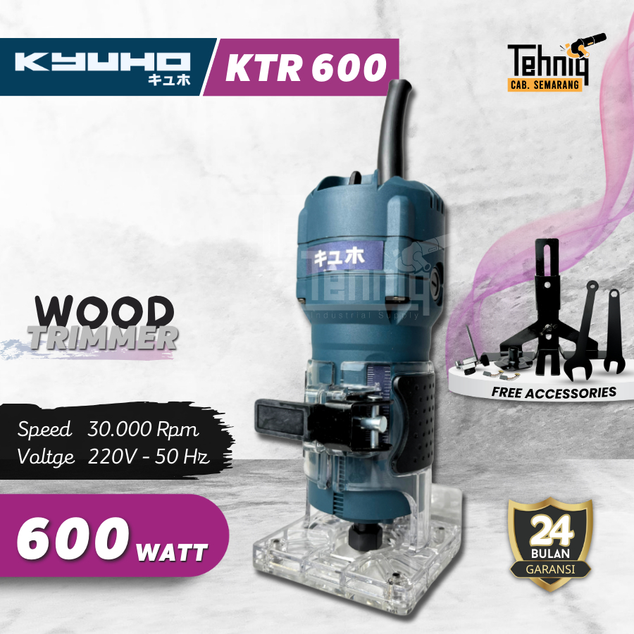 Jual Mesin Serut Profil Kayu KYUHO KTR600 Trimmer / Router Machine KTR ...