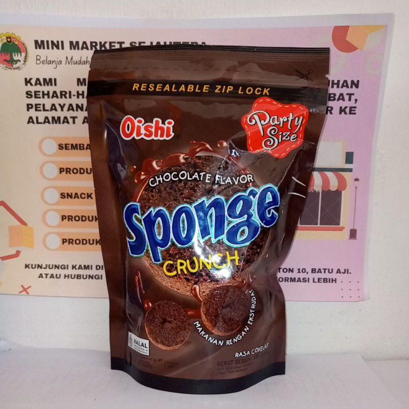 Jual Oishi Sponge Crunch 100g | Shopee Indonesia