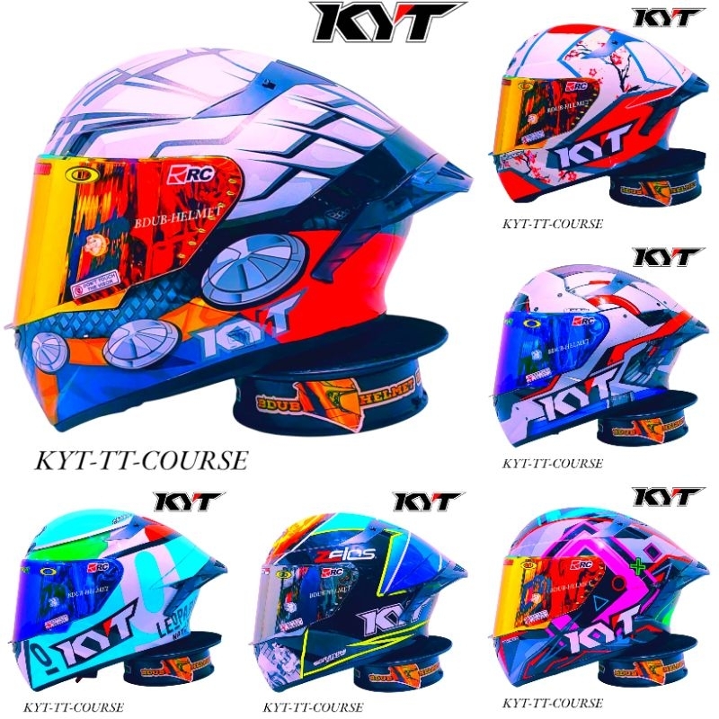 Jual Helm full face kyt tt course limited edition edisi marvel Thor deadpool 100% original kyt ...