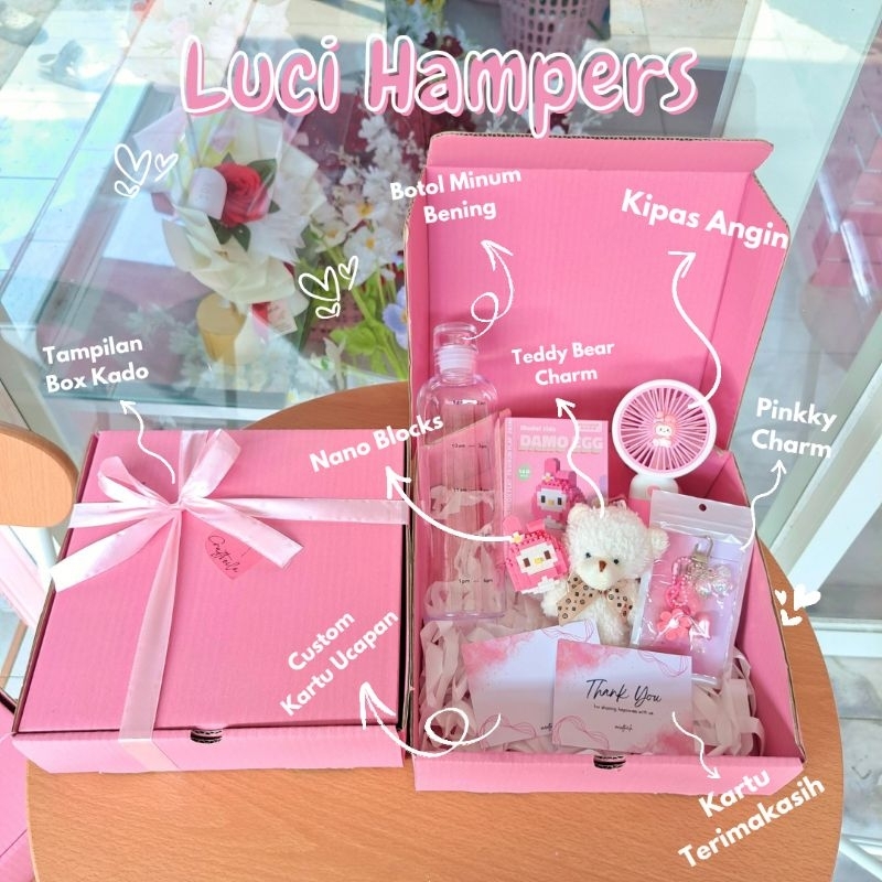 Jual NEW PRODUK | LUCI HAMPERS | Luci Pink Package Kado Ulang tahun ...