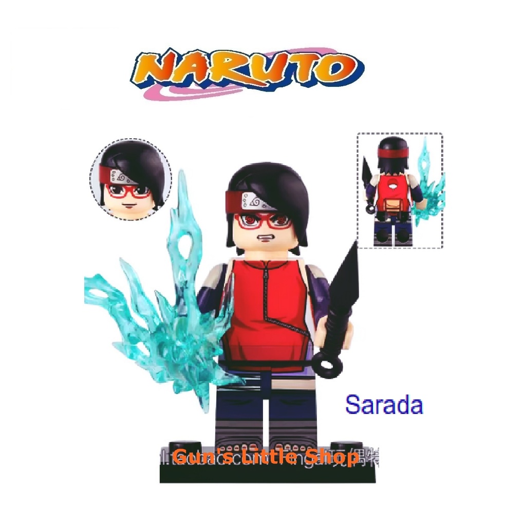 Jual Mini Action Figure - Cartoon Shippuden Uchiha Sarada tanpa dus ...