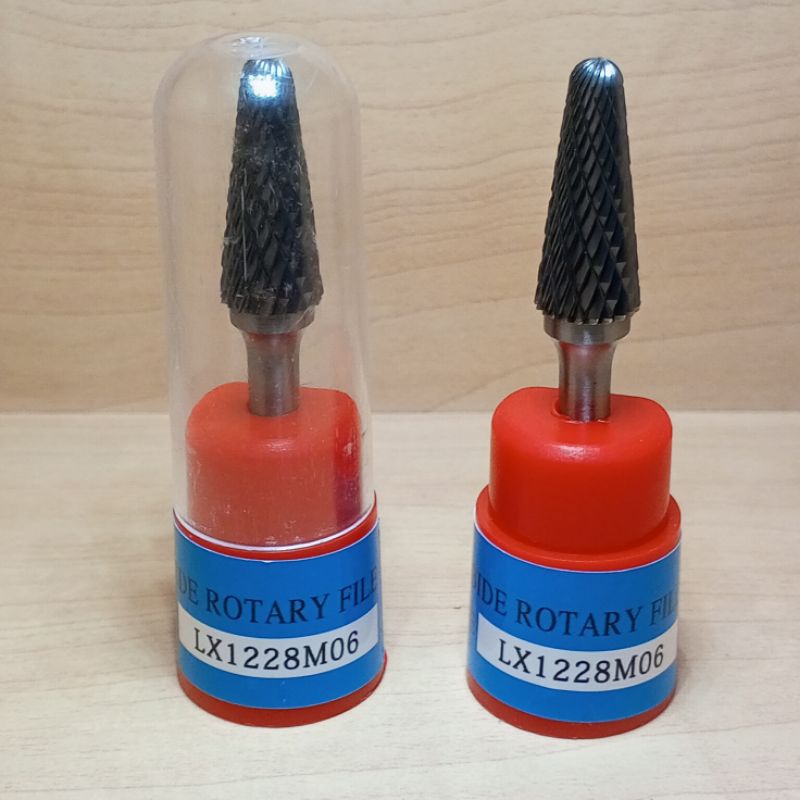Jual bor tuner gagang 6mm Rotary tuner carbide 6×12 carbide burr kepala ...