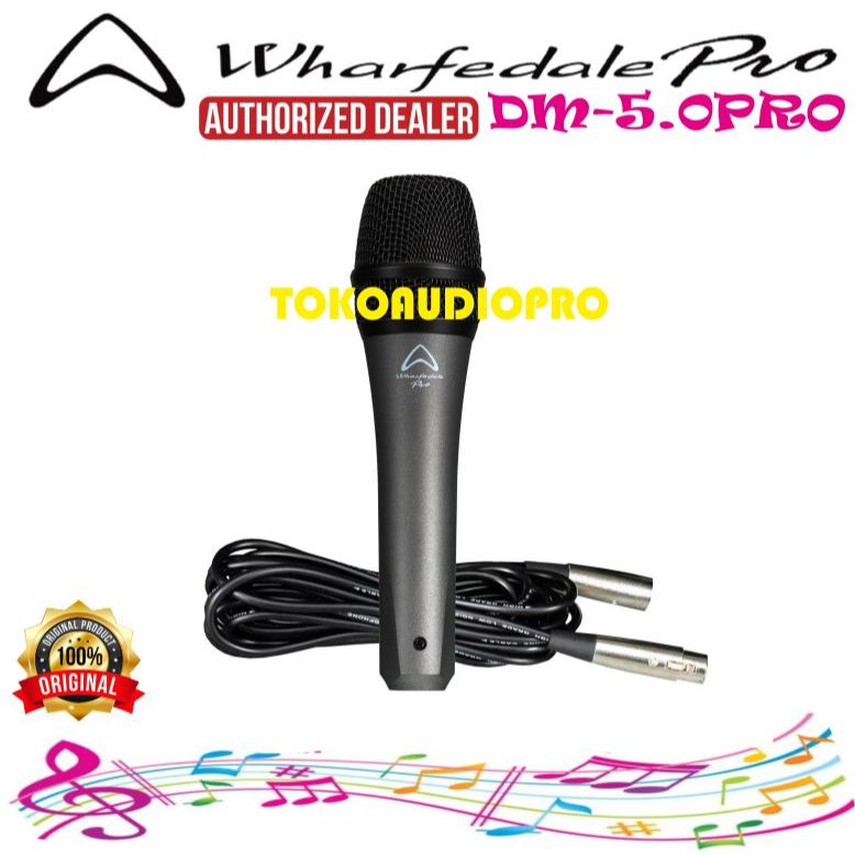 Jual Mic Wharfedale DM5.0 Pro Supercardioid Dynamic Microphone Original DM-5.0PRO | Shopee Indonesia