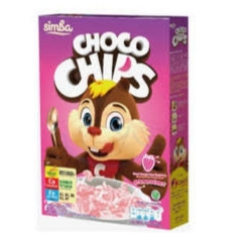 Jual SIMBA Choco Chips Strawberry Box 150 gr | Shopee Indonesia