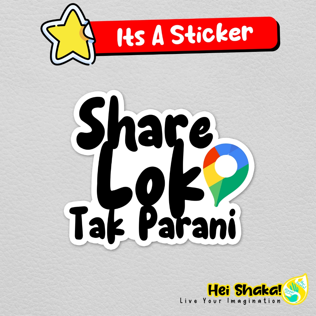 Jual Stiker Share Lok Tak Parani Sticker Kata Jawa Lucu Vinyl Anti Air ...