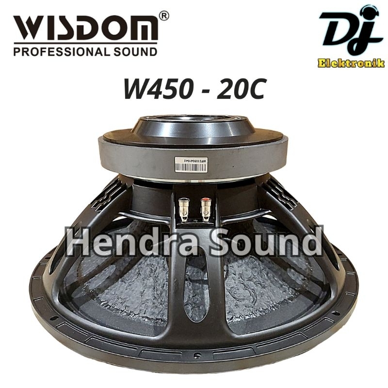 Jual WISDOM W450-20C / W 450 20C - Speaker Komponen (18 inch) | Shopee Indonesia