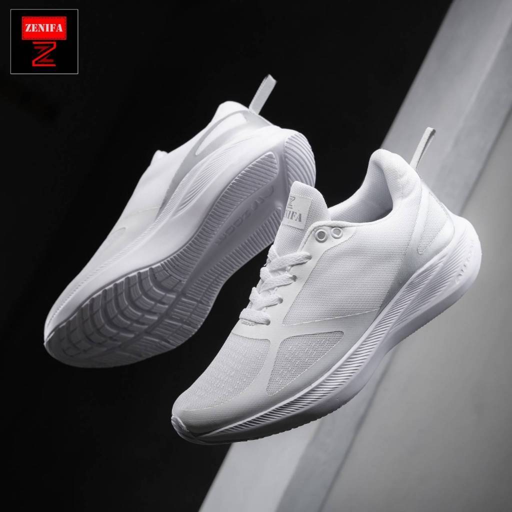 Jual Sepatu olahraga pria zenifa zoom x full white Berkualitas Nyaman ...
