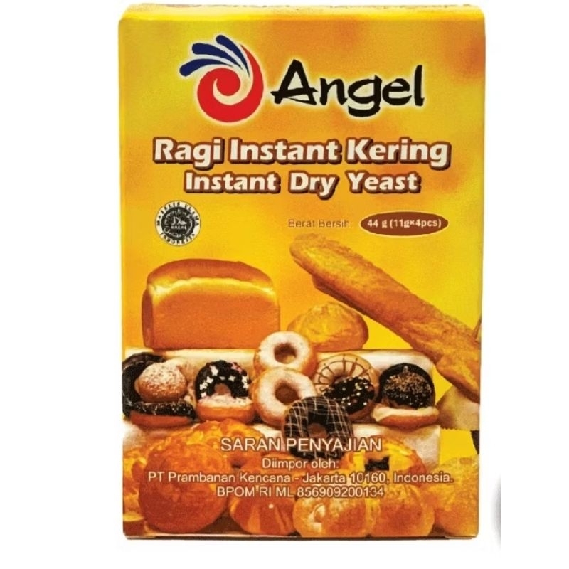 Jual Angel Ragi Instan kering 4×11g | Instan yeast sachet | Shopee ...