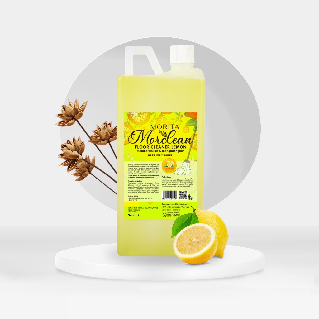 Jual Morita Morclean Floor Cleaner / Cairan Pembersih Lantai Lemon ...