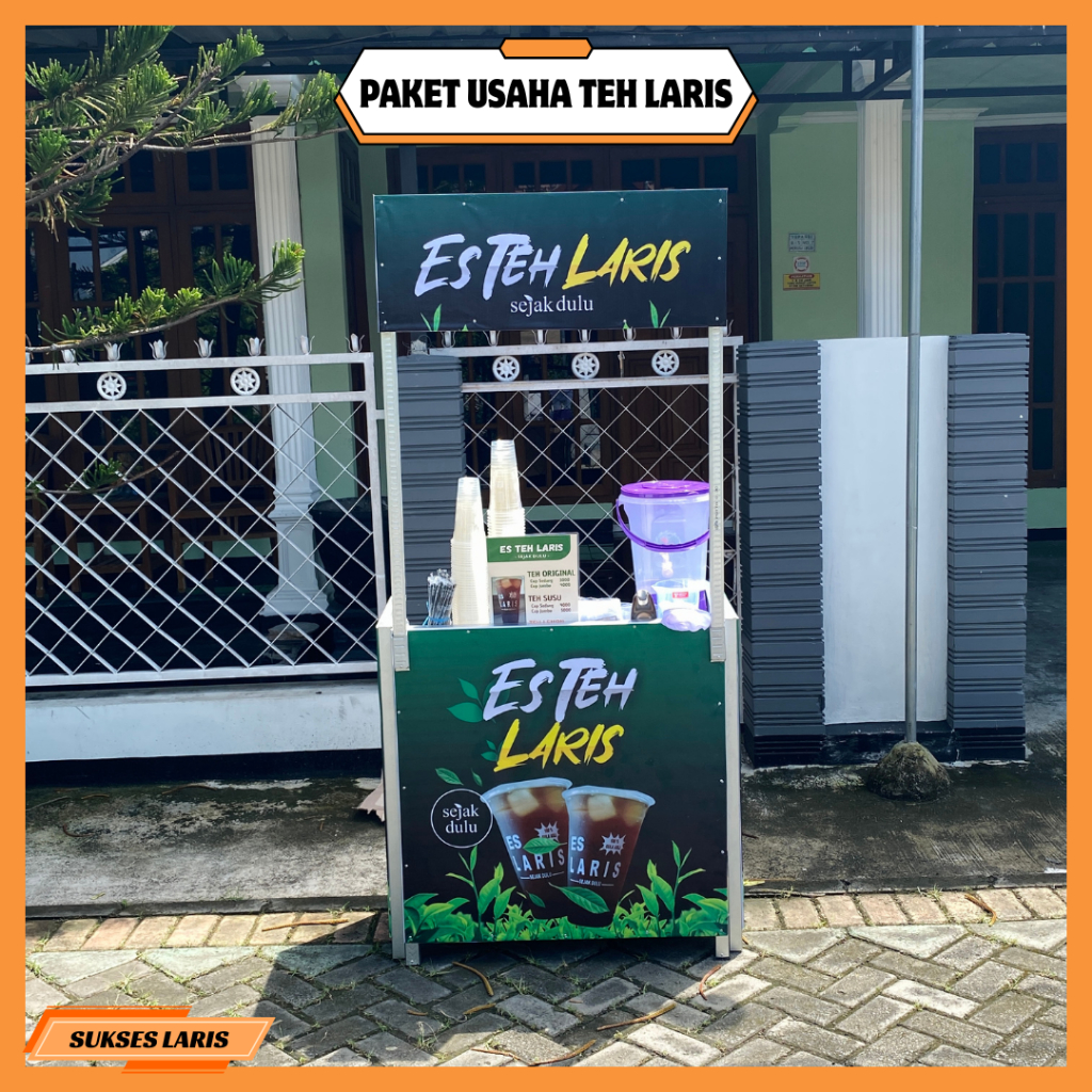 Jual FRANCHISE MINUMAN KEKINIAN | BOOTH PORTABLE | PAKET USAHA ES TEH ...