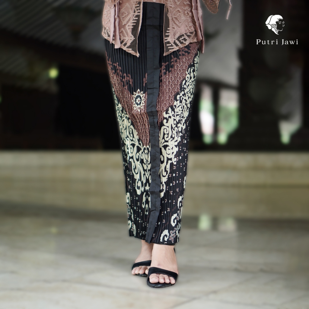 Jual Putri Jawi Official - Rok Plisket Motif Batik Bahan Polymicro Rok ...