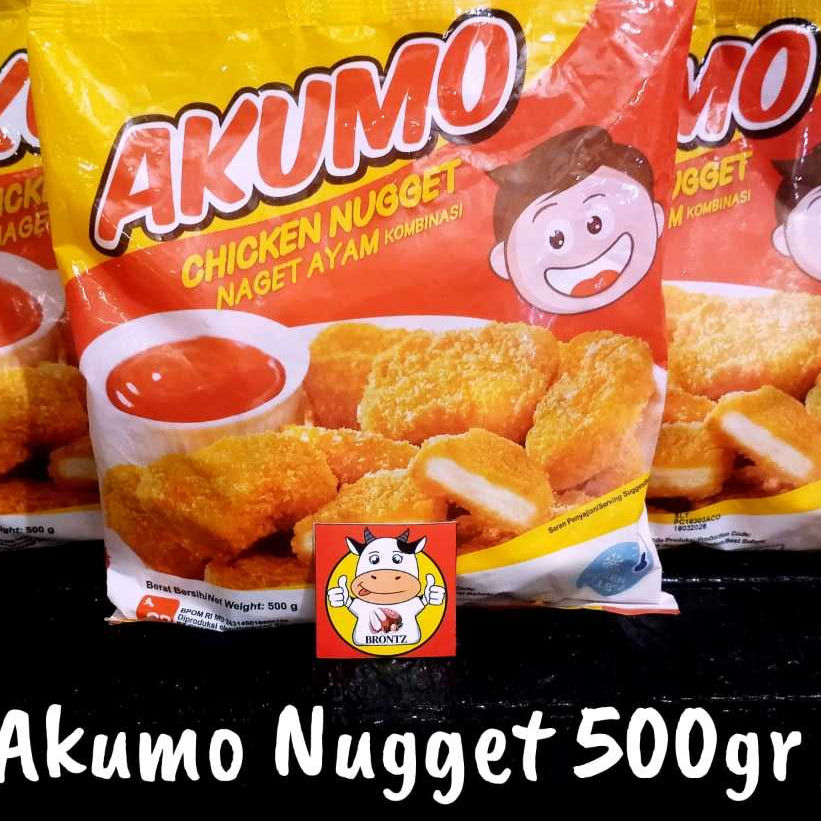 Jual AKUMO CHICKEN NUGGET 500GR - FROZEN FOOD - BRONTZ JOGJA | Shopee ...